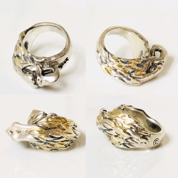 Bill Wall Leather | Accessories | Bill Wall Leather Sterling 8k Eagle ...